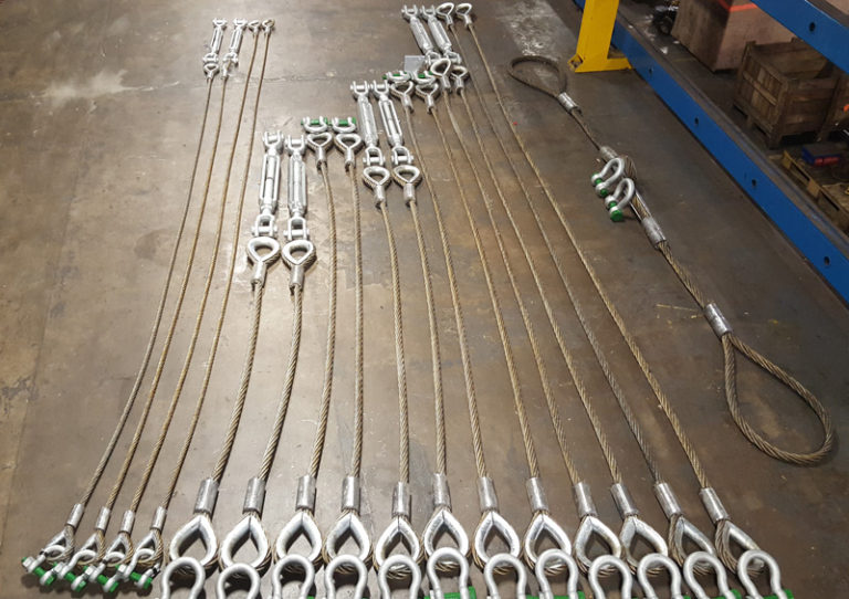 Supply of Wire Rope Slings, Shackles and Turnbuckles - Rope and Sling